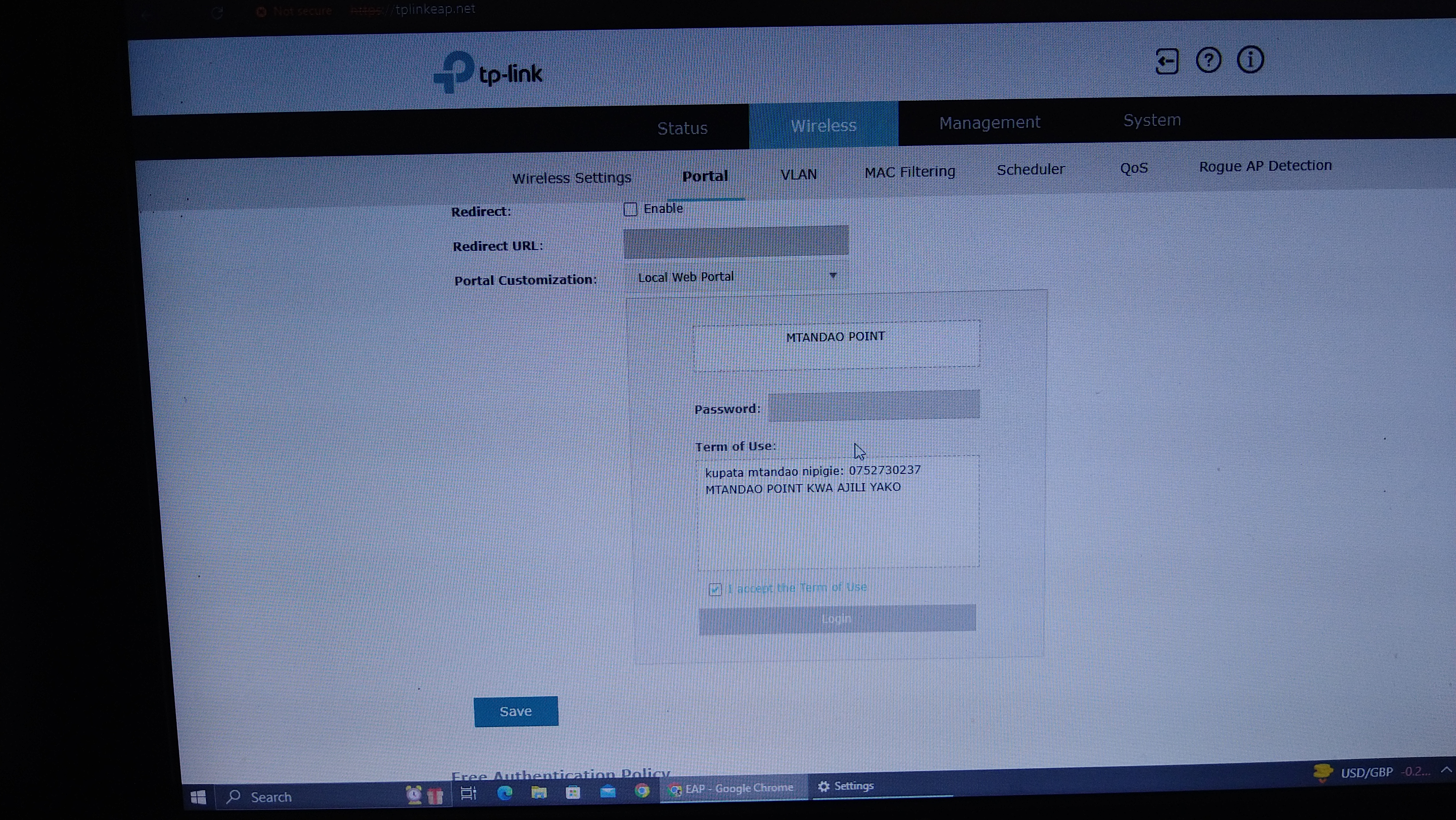 Mtandao Point Prototype